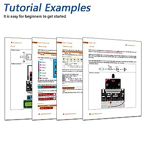 Freenove Ultimate Starter Kit for BBC Micro:bit (Not Included, Work with V1 & V2), 316-Page Detailed Tutorial, 224 Items, 44 Projects, Blocks and Python Code
