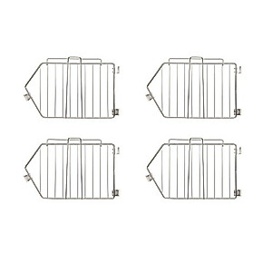 Quantum Storage 149DC-4 4-Pack Wire Basket Divider, Chrome Finish, 14" x 9"