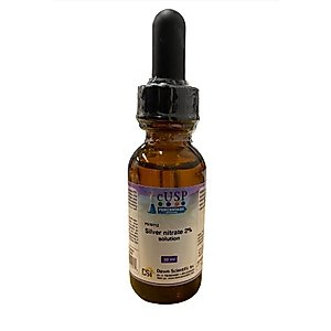 Silver Nitrate Solution 2% / 30mL / Fast Ship