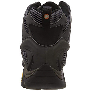 Merrell Men's Moab 2 MID GTX High Rise Hiking Boots, Black/Black, 10