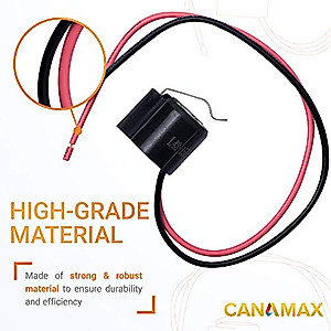 W10225581 Refrigerator Bimetal Defrost Thermostat Premium Replacement Part by Canamax - Compatible with Whirlpool Kenmore Refrigerators - Replaces WPW10225581 AP6017375 PS11750673 PS237680 2321799