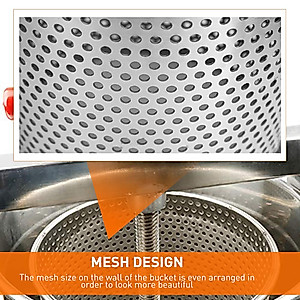 DIY Large Fruit Honey Presser Beeswax Extractor Beekeeping Machine and Cider, Wine, Grape, Apple Press extractor for Wine and Juice Making with 20L Keg and 10L Stainless Steel Strainer