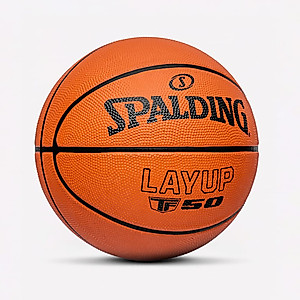 Spalding Layup TF-50 Ball 84332Z, Unisex Basketballs, Orange, 7 EU