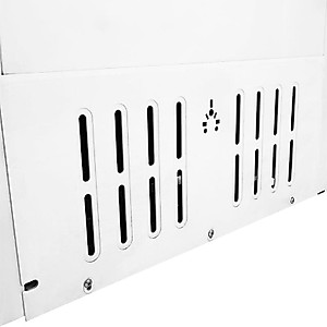 Fcicarn Compact Chest Freezer, 3.5 Cu.Ft. Deep Freezer with Dividers and Basket, Manual Temperature Control, for Home Use, White