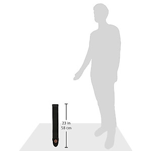 Levy's Leathers MSSC4-BLK Cotton Bass Guitar Strap, Black