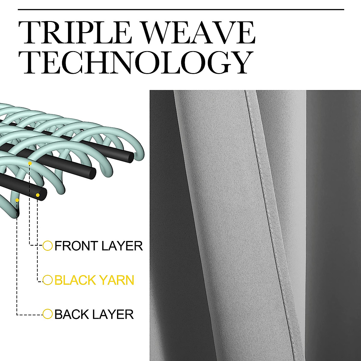 NICETOWN Silver Grey Blackout Wide Blinds for Sliding Door, Insulated Noise Reduction Drapes, Privacy Vertical Curtain for Living Room&Bedroom (1 Panel, W70 x L63)