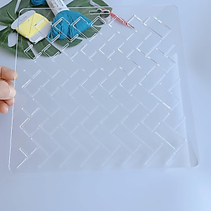Acrylic Sashiko Stencil, Embroidery Pattern, Quilting Stencil for Hand Quilting and Embroidery