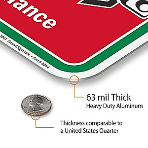 SmartSign 18 x 12 inch “Do Not Litter - Area Under Video Surveillance” Metal Sign, 63 mil Aluminum, 3M Laminated Engineer Grade Reflective Material, Multicolor