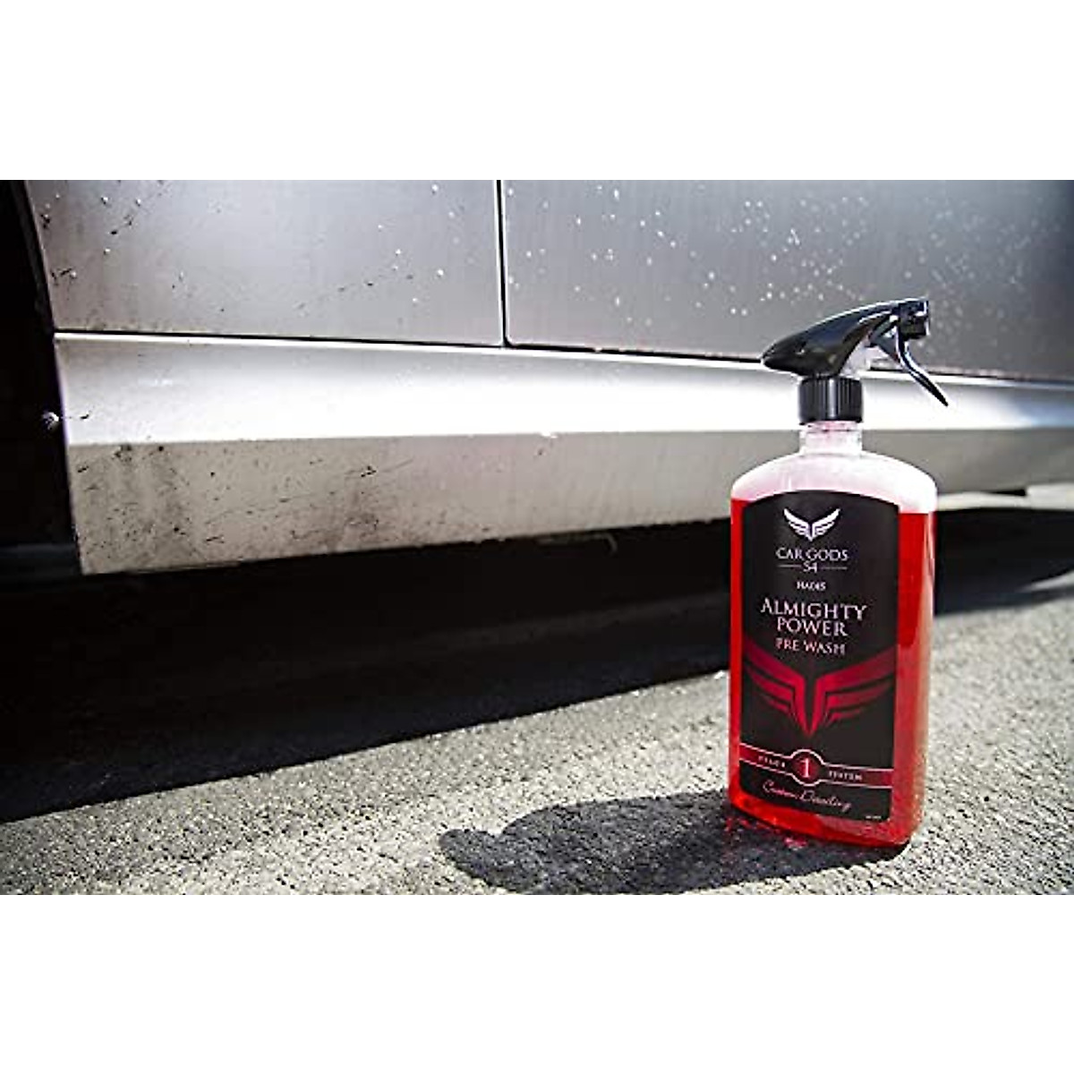 Car Gods Pre Wash All Purpose Cleaner 34fl Oz 1L Contaminant Remover Auto Detailing Cleaning For Paintwork Glass Plastics and Wheels Pure Shampoo High Vehicle Detail 17fl 500ml Gentle on Wax Sealant