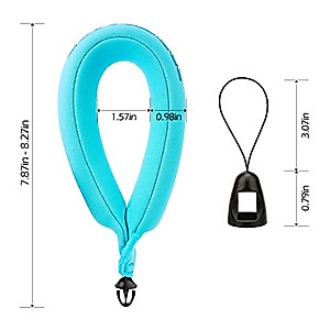 Luxebell Waterproof Camera Float, Floating Wrist Strap for GoPro Hero 11 10 9 8 7 6 5 4, AKASO Nikon,Canon,Key and Phones
