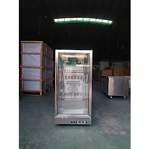Kolice Commercial Aging Beef Showcase Freezer, Steak Aging Machine, Beef Display Showcase Freezer-268L,4 Tiers,Temperature: -5℃~ to 10℃ (23℉ to 50℉) for Hotel,Restaurant,Shopping Malls