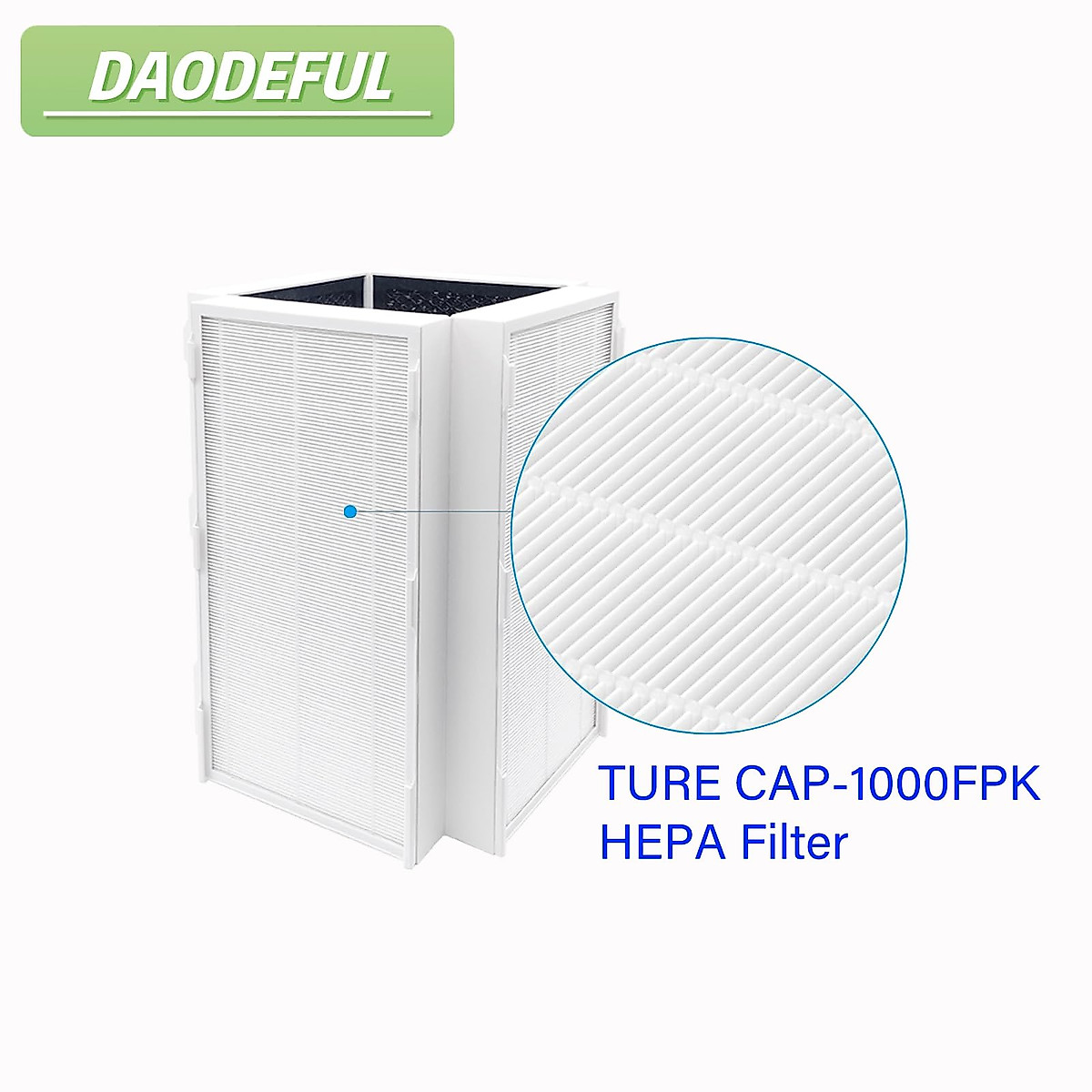 Replacement Filter Compatible With Cuisinart CAP-1000: H13 True Hepa Filter Compatible With Cuisinart CAP-1000FPK PuRXium Air Purifier