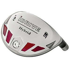 iDrive Hybrids Senior Men’s Golf All Complete Full Set, which Includes: #3, 4, 5, 6, 7, 8, 9, PW Senior Flex with Premium Arthritic Grip Right Handed Utility “A” Flex Clubs