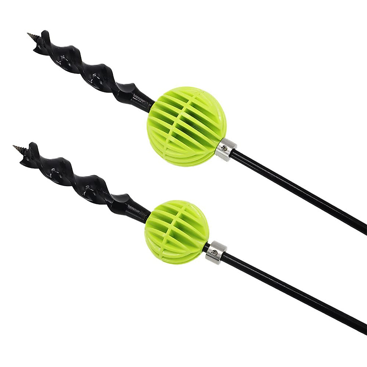 QZATTCAEN Flex Shank Installer Drill Bit Guide Tools/Cable Bit Bumper Balls for 1/4" Shank/in-Wall Drill Guide Kit 1-3/4" & 2-5/16" - S/4+Tool