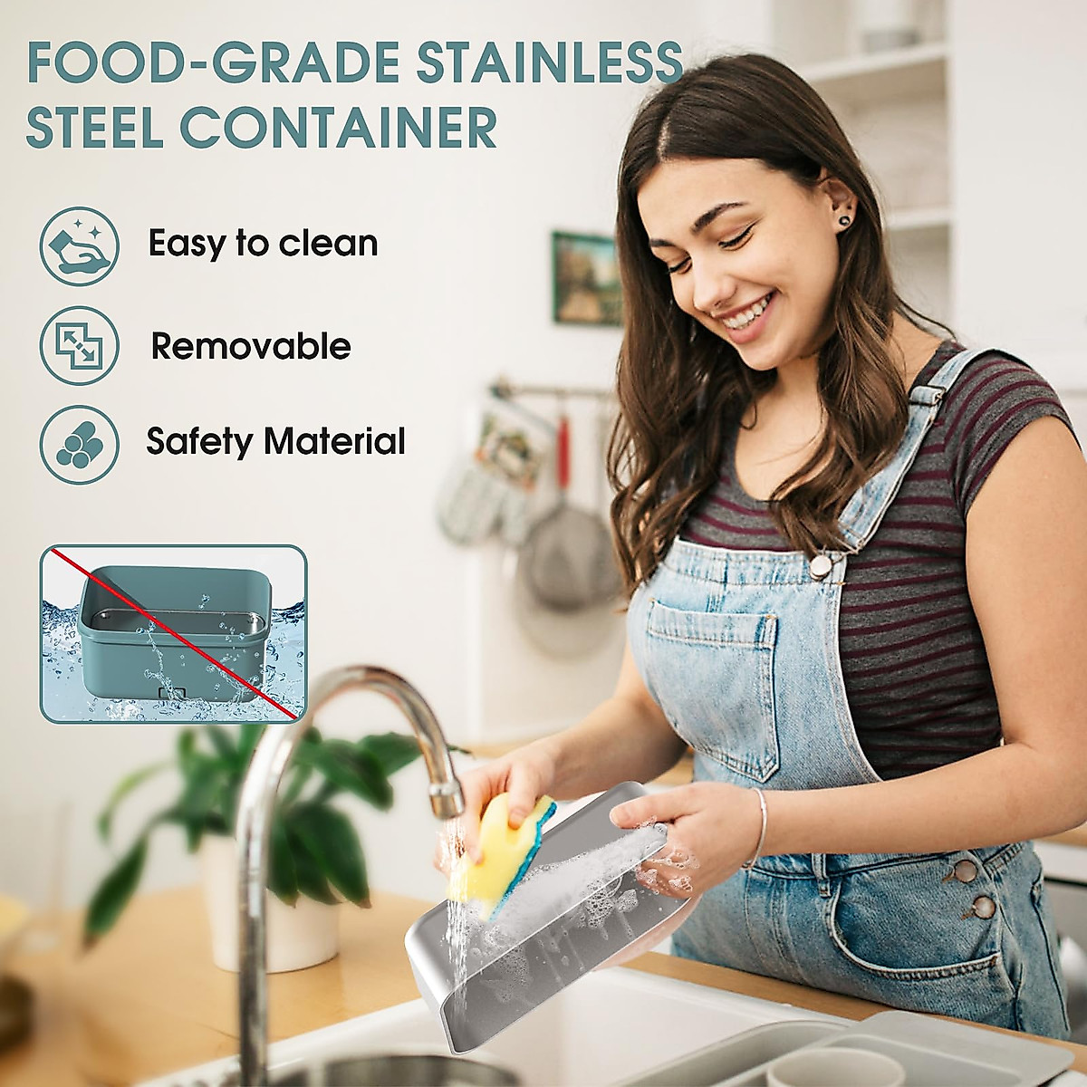 Carsolt Electric Lunch Box Food Heater Upgrade 3 in 1 Portable Food Warmer 60-100W Leakproof Heated Lunch Box for Adults Car/Truck/Office with 1.8L SS Container Fork Spoon Carry Bag, 12V/24V/110V