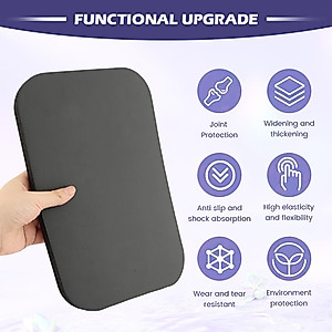 Yoga Knee Pad,High Density Foam NBR Material Yoga Knee Cushion,Clear Up Pain During Yoga Exercise Ideal for Yoga Pilates and Planks,11.4 x 7.48inch