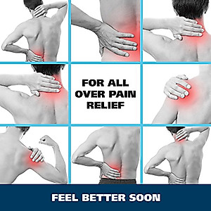 Wahl Corded Light Rotational Kneading Body Massage Wrap with Targeted Massage Nodes and Heat for Shoulder, Back, Leg, and Calf Pain Relief – FSA Eligible - Model 4270