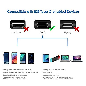 Rankie USB-C to USB-A 3.0 Cable, Type C Charging and Data Transfer, 3-Pack 3 Feet