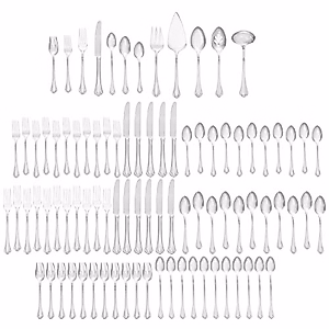 Lenox 892282 Alcott 89-Piece Flatware Set