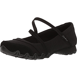 Skechers Women's Bikers - Get-Up Shoe, black, 8.5 M US