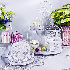 YOZATIA 50PCS Cross Favor Boxes, 2.2 x 2.2 x 2.2 Inches Baptism Favor Boxes with 50 Ribbons, for Party Birthday Christening favor(Cross)