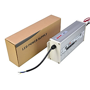 Switch Mode Power Supply 300W 5V 60A Constant Voltage LED Driver 5VDC Rainproof Outdoor 110V AC to DC 5 Volt Transformer Converter (FX300-H1V5)