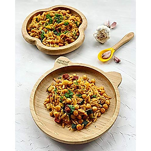 Bamboo Baby Plate with Suction - Kids and Toddler Suction Cup Plate for Babies, Non-toxic All-Natural Bamboo Baby Food Plate Stays Cool to the Touch for Baby-Led Weaning (Panda-Green)