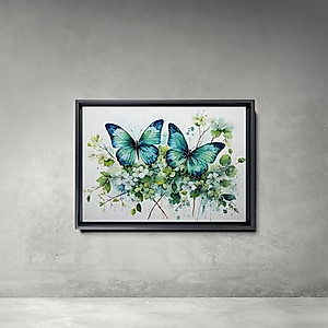 Abstract Painting Buy Canvas Wall Art, Butterfly Painting Art, Butterfly canvas, bedroom Butterfly wall art,Watercolor abstract Butterfly canvas painting