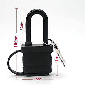40mm 2-Heavy Duty Waterproof Padlock - Ideal for Home, Garden Shed, Outdoor, Garage, Gate Security (2 Pieces Set, Send a Small Password Lock)