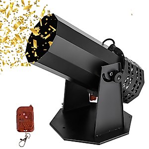 Epidioxi Confetti Launcher Professional confetti shooter wireless remote for Special Event, Parties, Club, Wedding, Concerts (without lights)