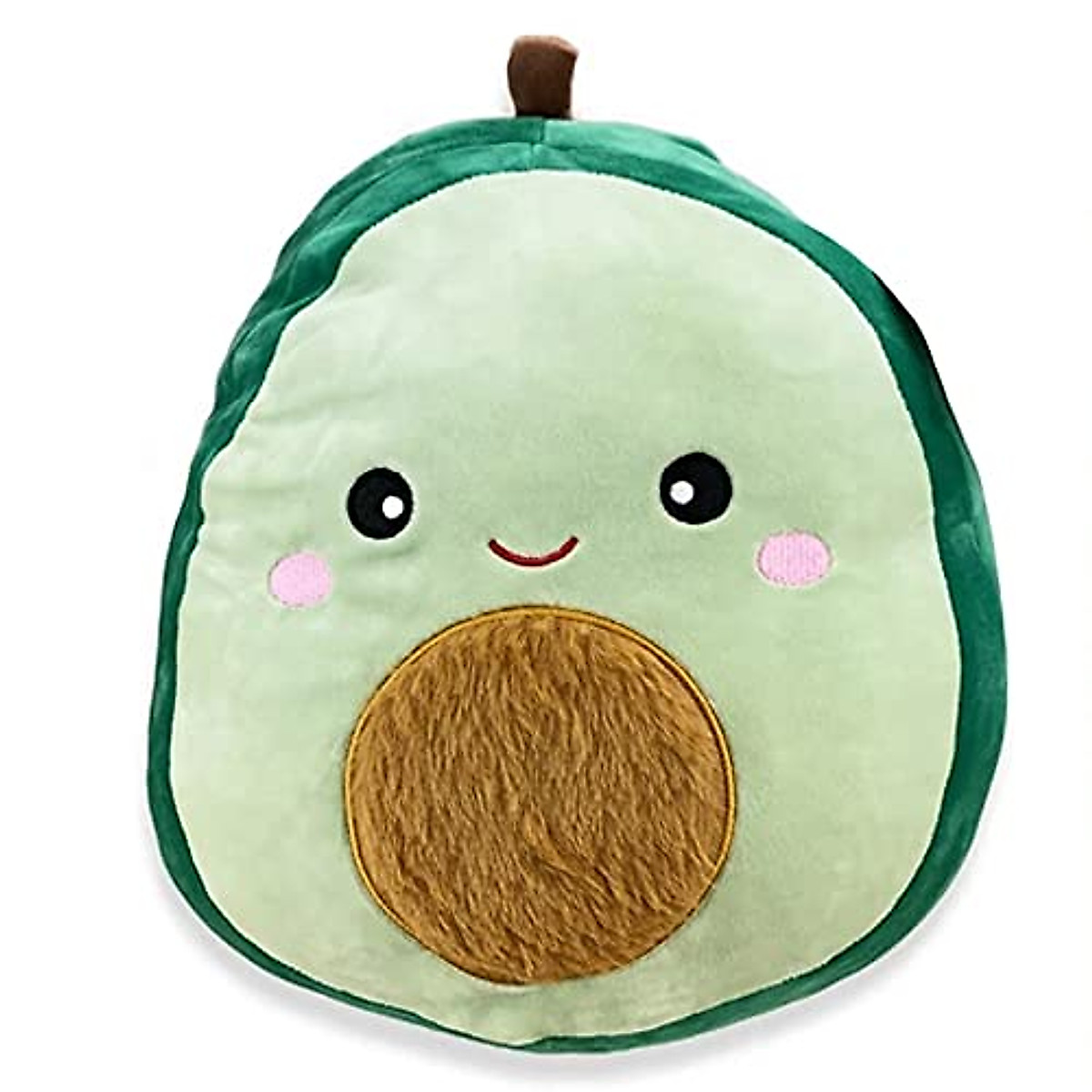 Squishmallows Oficial Kellytoy Food Squad Plush Toys Soft Plush Animal (8 inch, Austin Avocado (Green, Fuzzy Belly))