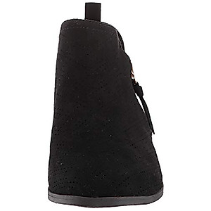 Dr. Scholl's Shoes Women's Rate Zip Ankle Boot, Black, 9 US