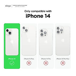 [Bundle] elago Silicone Case Compatible with iPhone 14 & Clear Case Compatible with AirPods Pro 2nd Generation