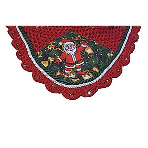 Santa Claus Horse Ear Bonnet/Net/Hat/Hood/Mask Fly Veil in 2 Styles (Full, Sublimated Santa)