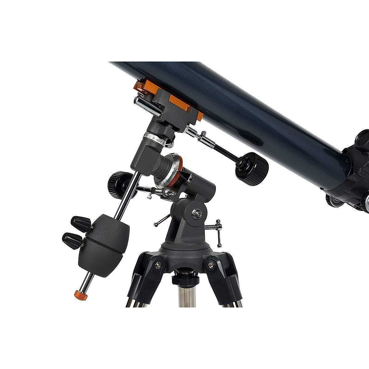 Celestron - AstroMaster 70EQ Refractor Telescope – Refractor Telescope for Beginners - Fully-Coated Glass Optics - Adjustable-Height Tripod - BONUS Astronomy Software Package