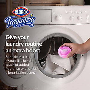 Clorox Fraganzia Laundry Scent Booster Crystals in Spring Scent - Easy to Use In-Wash Freshener Beads in Value Size 4.5x Larger for Long Lasting Fragrance, 70 Ounce - 6 Pack