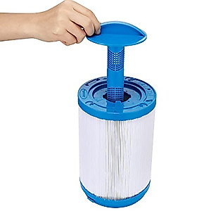 Spa Mineral Ion Cartridge Filter Stick for Jacuzzi-Hotub (3, Blue)