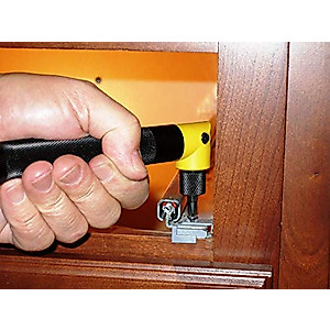 FATHER'S DAY SPECIAL Tool Gift For Men Right Angle Drill & Screwdriver Attachment Gift Tool Kit Tight Fit Hex Bit 90 Degree Angle Adapter Power Drill Accessory Driver Extension 00110