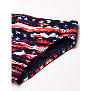 TYR All Amrcn Male Racer, RD/WHT/BLU, 26