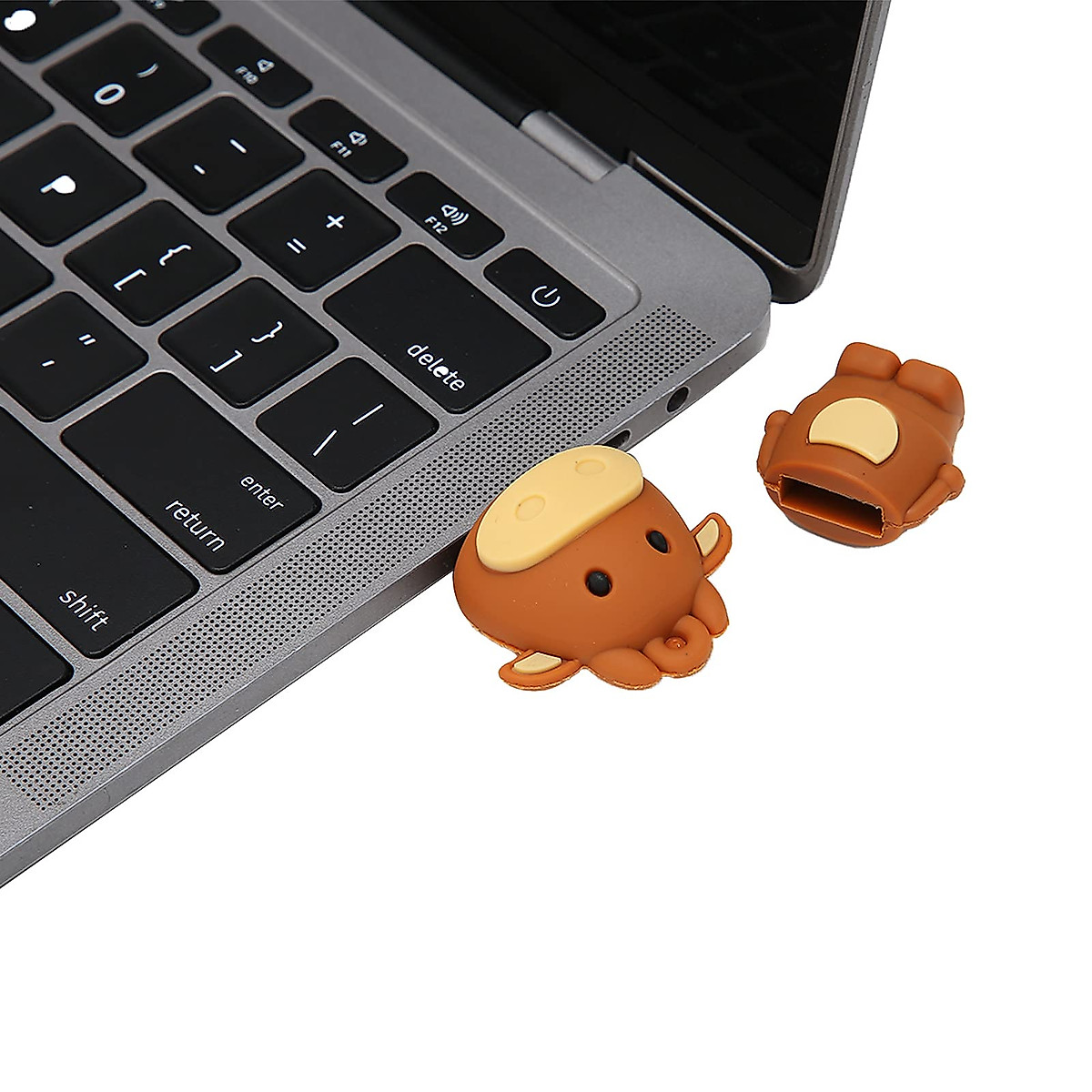 Heayzoki 16GB/32GB/64GB/128GB USB Flash Drive,Thumb Drives Memory Drive,Portable Cartoon Cow Doll Storage Memory Drive,for USB‑A Port Desktop Computer Laptop Tablet Computer TV(64GB)