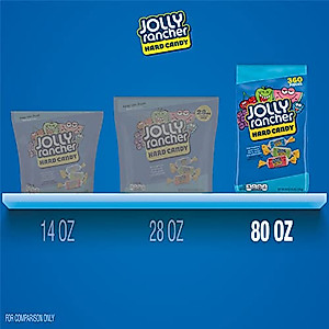 JOLLY RANCHER Assorted Fruit Flavored Hard, Easter, Candy Bulk Bag, 80 oz (360 Pieces)