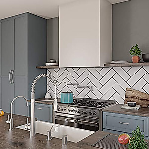 ALFI brand AB3618DB-W Smooth Thick Wall Fireclay Double Bowl Farm Sink, 36", White