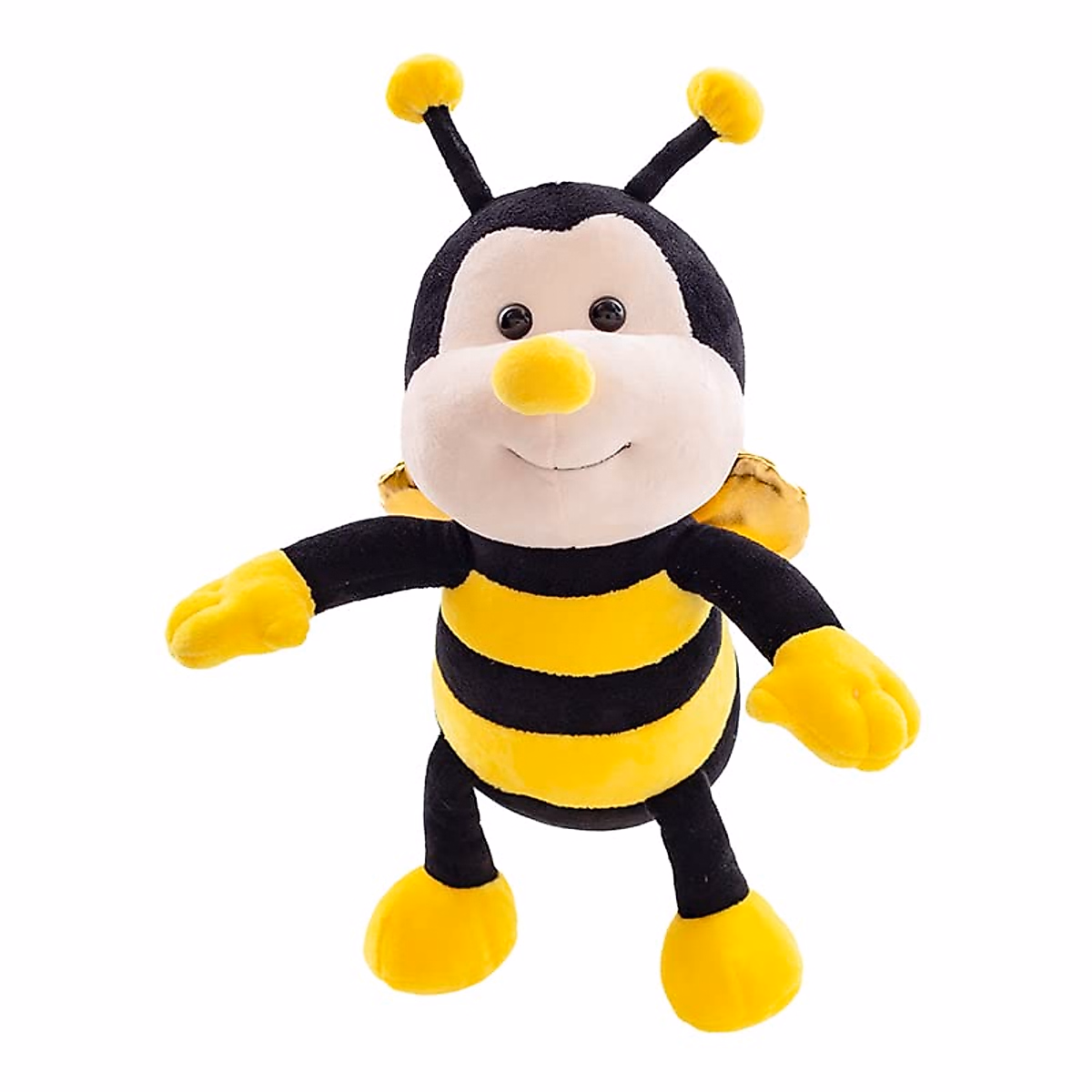 CASAGOOD Cute Bumblebee Stuffed Animals Super Soft Yellow Bee Plush Toys Stuffed Honeybee Plushies Animal with Wings Honey Bee Plush Doll Animal Toy for Kids & Lovers 13 INCH