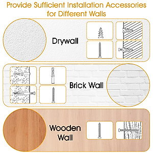 NOVANEX Rustic Wall Mounted Coat Rack: Solid Premium Pine Wood Plank Coat Hanger, 16 inches Hole to Hole, Heavy Duty Vintage Farmhouse Entryway Clothes Hanger with 5 Triple Hooks