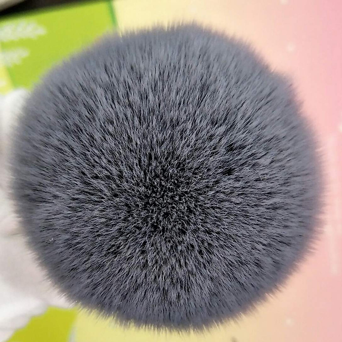 RN BEAUTY Makeup Brush Powder Brush Foundation Blush Bronzer Contour Face Blender Brush Professional Mineral Blending Buffing Kabuki Brushes Thick and Dense Soft Synthetic Fibers (Black&Golden Plus)