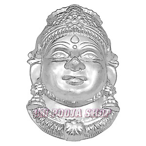 Om Pooja Shop Goddess Mahalakshmi Mukhavada (Face) (6 inches) for Pooja, Decoration & Gift …