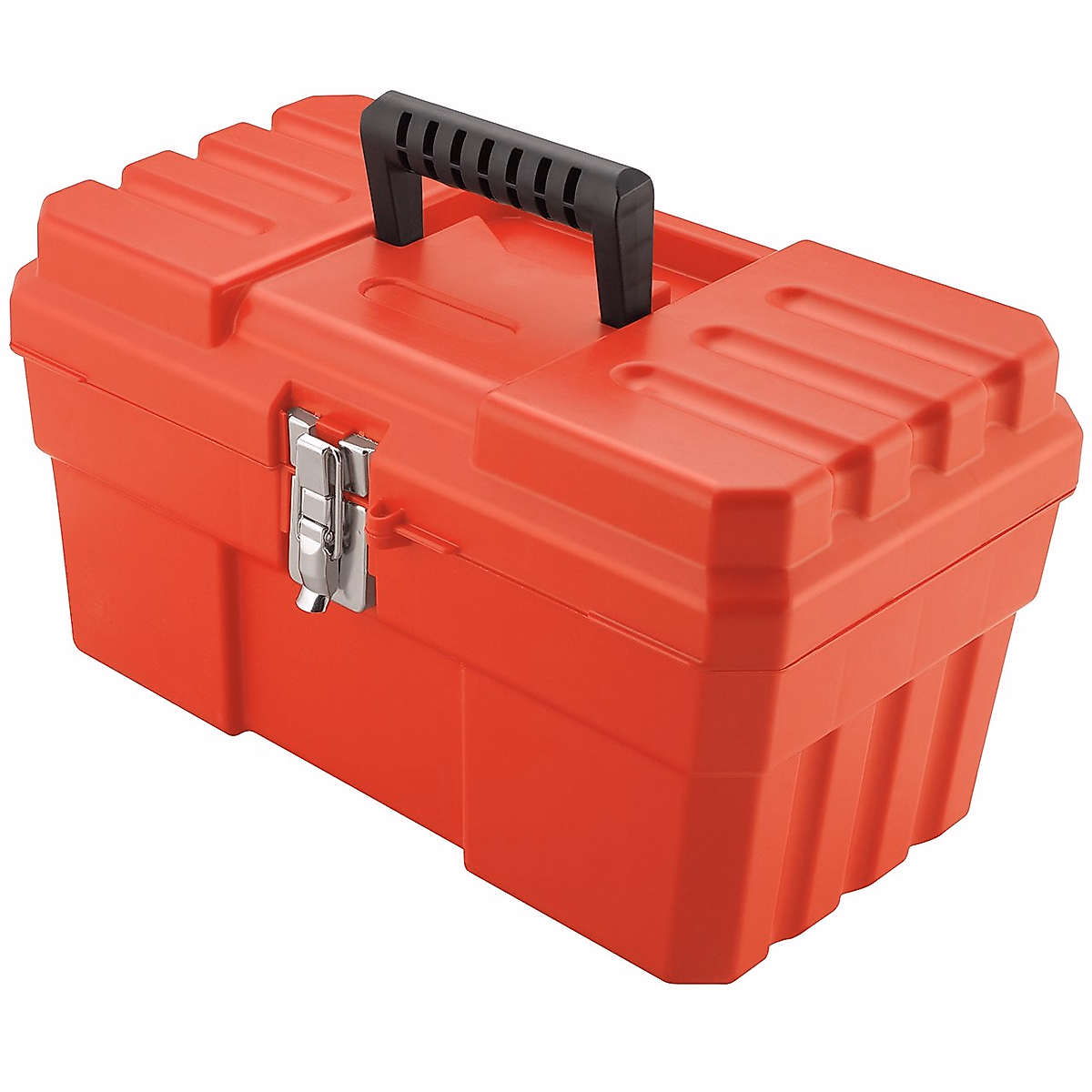 Akro-Mils 09514 ProBox 14-Inch Plastic Toolbox for Tools, 4-Inch x 8-Inch x 8-Inch, Red & Flambeau Outdoors 6009TD Lil' Brute Fishing Tackle and Gear Box with Lift-Out Tray, Blue