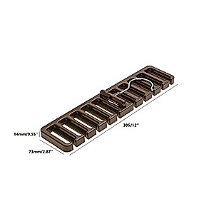 DayCount® Pack of 2 Tie Belt Organizer Storage Rack, Multifuction Rotating Ties Scarf Hanger Holder Closet Organization Wardrobe Finishing Rack for Men and Women (Brown)