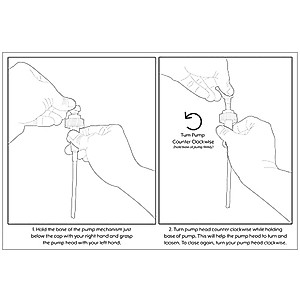 8oz Clear Glass Pump Bottles (4-Pack w/Black Plastic Pumps), Great as Essential Oil Bottles, Lotion Bottles, Soap Dispensers, and More