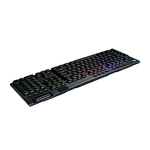 Logitech G915 LIGHTSPEED Wireless RGB Mechanical Gaming Keyboard (GL Tactile) Bundle with Webcam, Wireless Gaming Mouse, Gaming Headset, and 4-Port USB 3.0 Hub (5 Items)